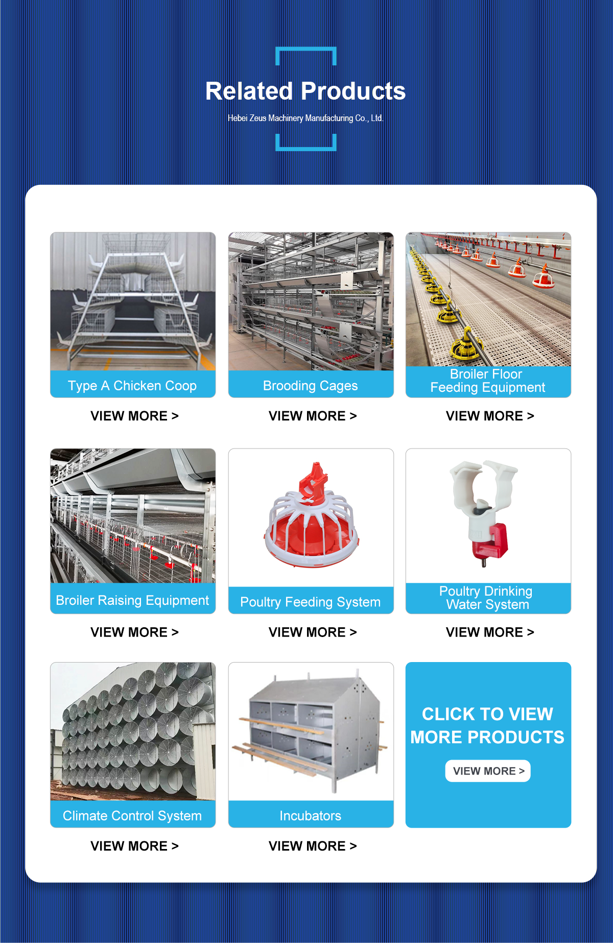 Stacked Broiler Cage System - Zeus